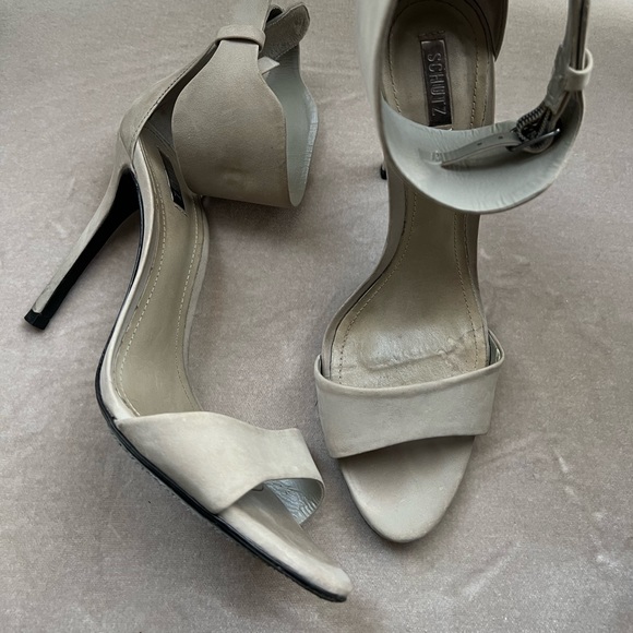 SCHUTZ | Shoes | Shutz Gray Sandals | Poshmark